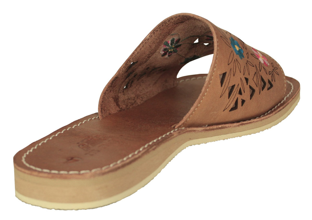 Womens #449 Light Brown Authentic Mexican Huaraches - Open Toe – Cowboy ...